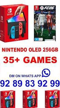 Play FC26 Game on Nintendo Switch Lite & Oled Moded | 256 GB Memory Card With 35+ Loaded Games