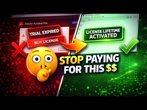 STOP PAYING! Get Adobe Acrobat Pro Lifetime (Serial Key Method 2026)