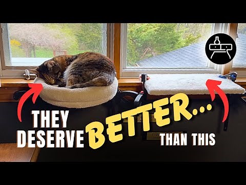 Building The Ultimate Cat Window Perch: Easy DIY Windowsill Replacement & Custom Cushions