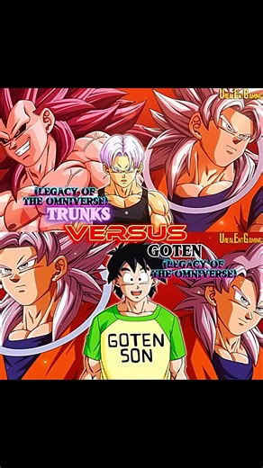 Goten Vs Trunks (Legacy Of The Omniverse) #beyonddragonballsuper #goten #trunks #vsbattle #edit