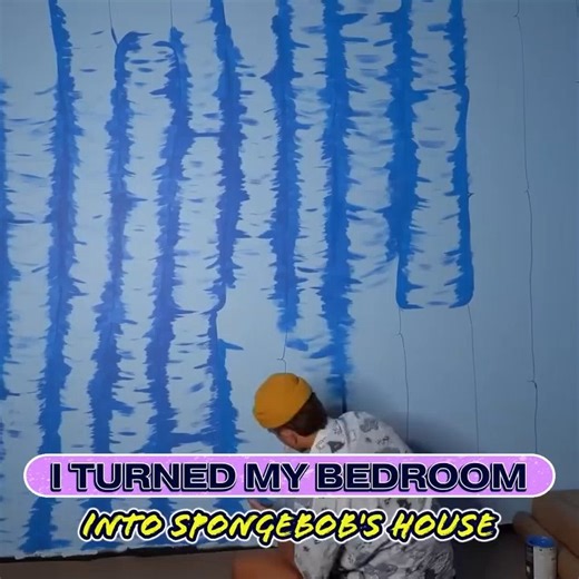 586K views · 470 reactions | Transforming My Room Into SpongeBob's HOUSE!  (Part 1) #reel #marko #spongebob #house #fblifestyle | MARKO | Facebook