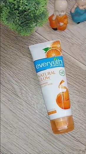 Everyuth Natural Glow Orange Peel Off Mask Review 🍊🧡