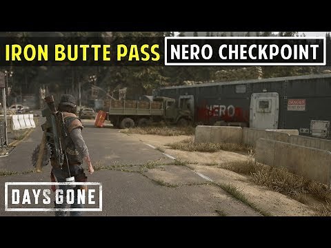 [BELKNAP] Iron Butte Pass NERO Checkpoint | How to Restore Power | Days Gone
