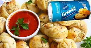 Canned Biscuits Garlic Knots Recipe