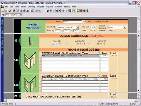 Right-CommLoad : Commercial Load Calculations