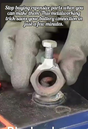 DIY Custom Battery Terminal From A Simple Nut