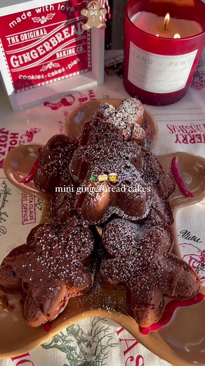 Mini gingerbread cakes🎄 made using @Splenda ! don’t forget to share this video with someone you want to make this with🫶🏼☺️ #sponsored Although I love eating sugar-filled treats, sometimes I need to give my body a break from all the sugar so splenda is the perfect alternative. I love that they bake the same as regular sugar so it never comes out weird and always tastes amazing (plus they measure 1:1 like sugar - so convenient!) You can find splenda products linked in my bio! #SweetenTheSeason