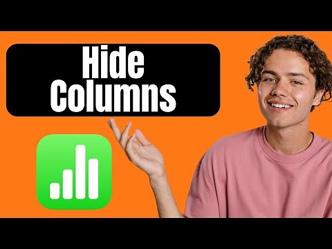 How to Hide Columns in Apple Numbers Spreadsheet