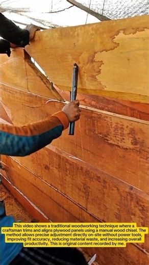 Old-School Wood Chisel Technique That Saves Time on Site