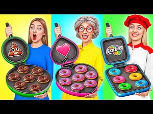 Me vs Grandma Cooking Challenge | Kitchen War by Multi DO Challenge