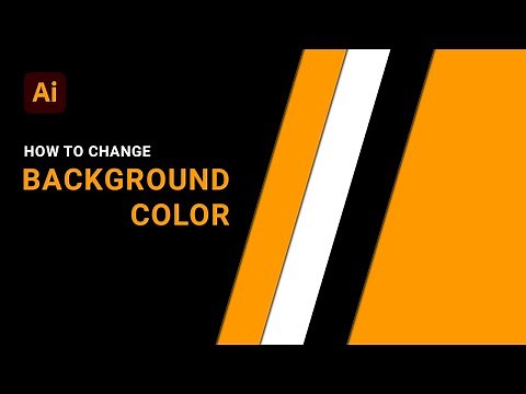 HOW TO CHANGE YOUR BACKGROUND COLOR IN ADOBE ILLUSTRATOR - Adobe Illustrator CC 2021 Tutorial