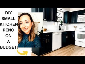 How to DIY a Small Kitchen Makeover in 2023 | How to Paint Cabinets
