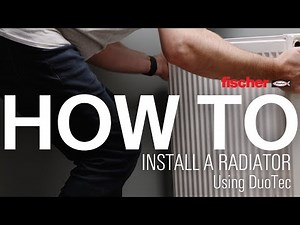 How to Install a Radiator with the fischer DuoTec Toggle fixing | fischer fixings UK
