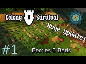 Colony Survival #1 - Production Chains, Building, & Tower Defense! This game is GOOD!