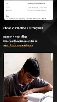 Final 90 Days Plan for Board Exams #cbseguidance #schoolexam #cbseclass10