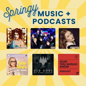 Springy Music: Chappell Roan ATEEZ Paris Paloma Springy Podcasts: Say More with Dr? Sheila Old Gods of Appalachia Stuff You Should Know | Springshare | Facebook