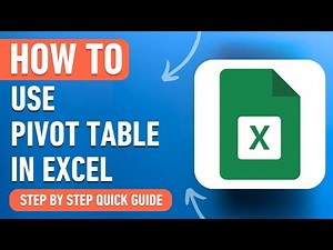 How to Use Pivot Tables in Excel (Easy Tutorial)