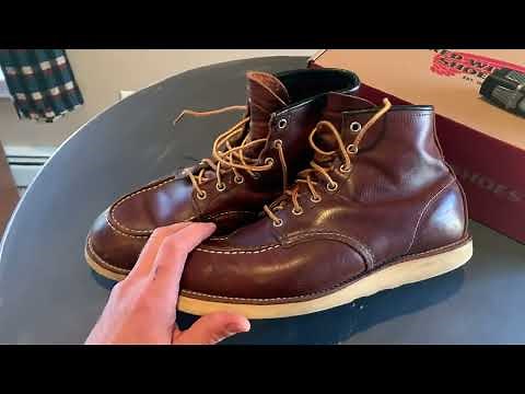 Red Wing 8138 Heritage moc toe 3 year/300 mile review.