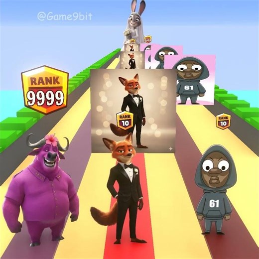 The continuous singing challenge with Sprunki 61, Groom Nick Wilde, or Chief Bogo!