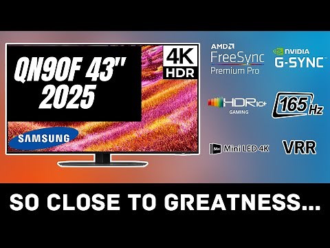 Samsung QN90F 43" Review – Amazing Tech Held Back by 1 Big Issue