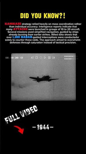 WW2 Pacific | Kamikaze Strategy: Saturation Attacks and Air Defense Response