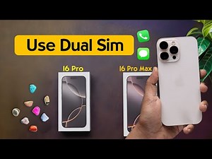 iPhone 16 Pro/iPhone 16 Pro Max: How to Use Dual Sim | iPhone 16 Pro Default Voice Line Settings