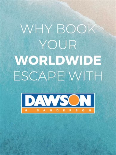 Why book your Worldwide Holiday with Dawson and Sanderson? - Expert Travel Advice - Tailormade Itineraries for you - Time Saving and Hassle-Free - Great Value and Exclusive Deals - Flexible Payment Plans Travel Made Simple with Dawson and Sanderson💙 To book or enquire: 💻 Online – https://www.dawsonandsanderson.co.uk/ 📍 Store Finder – https://bit.ly/4azU0Hn 📞 Call us on 0191 261 4888 💬 Private message us now 📧 Email us at enquire@dawsonandsanderson.co.uk