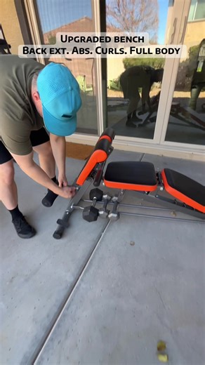Upgraded workout bench now holds up to 1000 pounds back extension, abs, preacher, curl full body workout the perfect way to start your home gym and even has dumbbell storage underneath #HomeFitness #HomeGym #WorkoutAtHome #FitnessEquipment #StrengthTraining