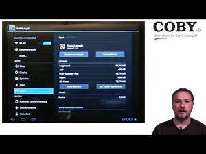 Coby Android ICS 4.0 Einstellungen erklärt