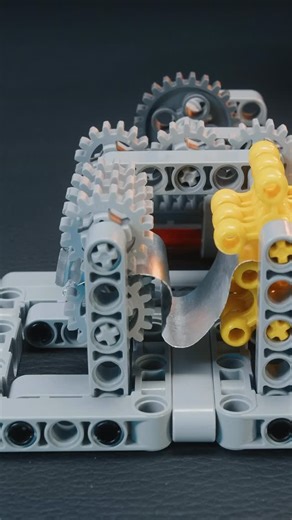 Doctor Engine on Instagram: "Foil Profiling Machine - LEGO Mechanism #experiment #LEGO #mechanics #LEGOtechnic #foilprofiling #legos"