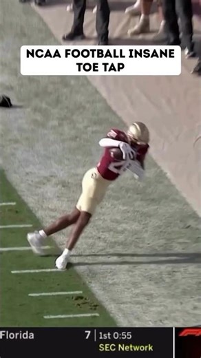 Noles WR Just Mastered the Impossible Toe-Tap!