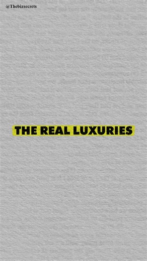 Business | Finance | Self Improvement on Instagram: "We often chase money, brands, and fame thinking they define success. But the real luxuries are quiet, simple, and deeply human. Things money can't always buy. A peaceful night’s sleep. Mornings without rushing. The freedom to say yes or no. Moments to laugh, play, and rest. Nature’s beauty. Deep talks that leave your soul full. True wealth is not in your bank account, it’s in how you live each day. If you're missing these, maybe it's time to r