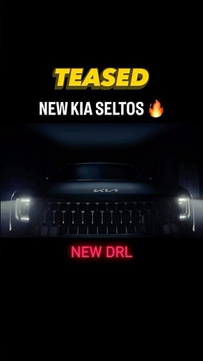 TEASER ALERT! New Kia Seltos Front Look TEASED