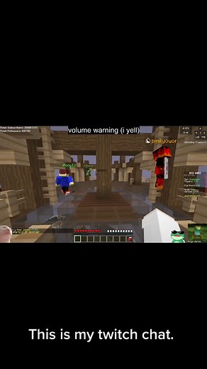 My twitch chat is something else... #mcyt #minecraft #fyp #fypシ #gaming #twitch #streamer #boomerna #foryou #mc
