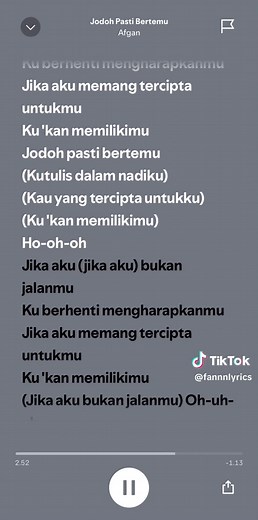 Jodoh Pasti Bertemu by Afgan: Full Lyrics and Playlist