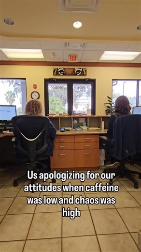 ☕️🤝 Still friends ☺️ #work #vetmed #veterinarymedicine #reception #receptionist | Animal Eye Associates