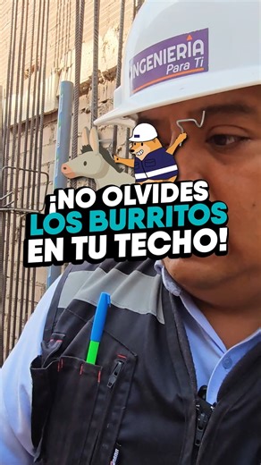 ¡DATAZO PARA TU TECHO! 💪😎 #placa #concreto #burro #acero #burritos #tips #datoscuriosos | Ingeniería para ti