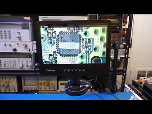 Review of a TOMLOV DM602 Flex 10.1 inch Digital Soldering Microscope