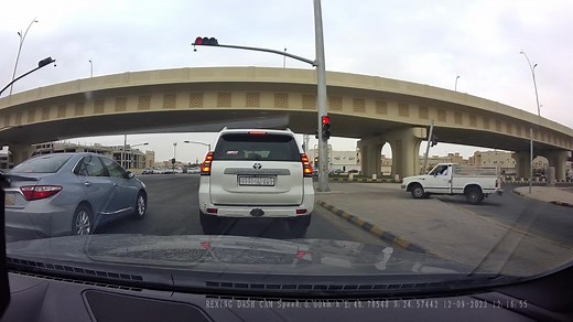 Dashcam Footage of Traffic on Multi-Lane Road