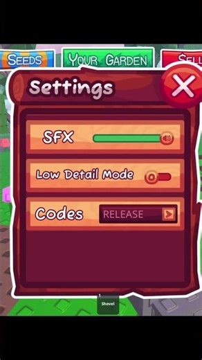 ROBLOX GARDEN HORIZONS CODES NOW #shorts