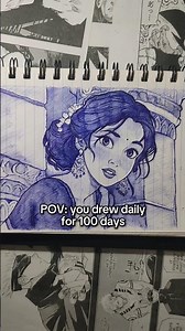 POV: You practiced art for 100 days straight… and everything changed