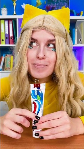 Melt your lipstick into toothpaste—PRO hack for sneaking makeup! 💄