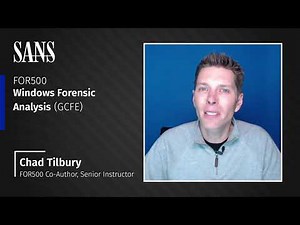 Why take FOR500: Windows Forensic Analysis course OnDemand