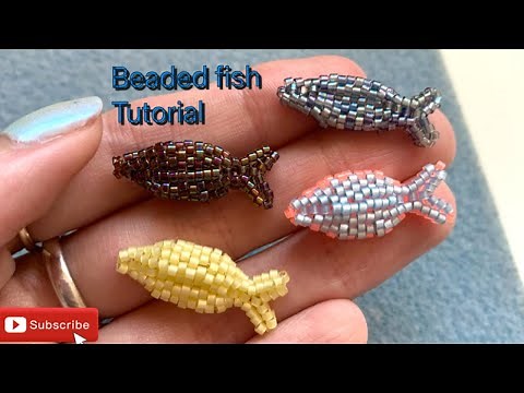 3D beaded fish tutorial