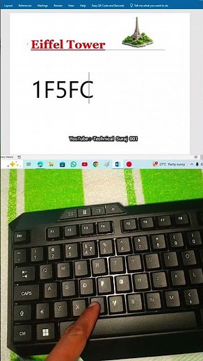 Draw a Eiffel Tower in MS Word Using a Simple Keyboard Shortcut! – You Won’t Believe How Easy It Is!