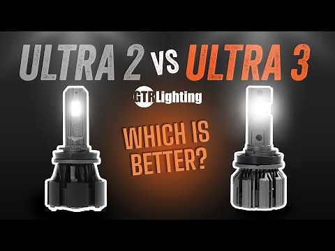 Best LED Headlight Bulb? GTR Lighting Ultra 3 vs Ultra 2 Comparison & Real Output Test!