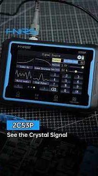 FNIRSI 2C53P | How to Check Crystal Oscillator Waveforms