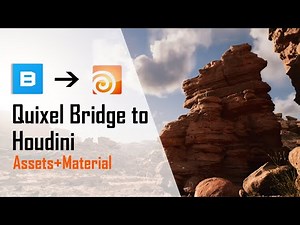 Quixel Bridge to Houdini | Houdini Tutorial | Meganscan Quixel Bridge