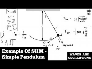 Simple Pendulum | Examples Of Simple Harmonic Motion (SHM) | Waves And Oscillations