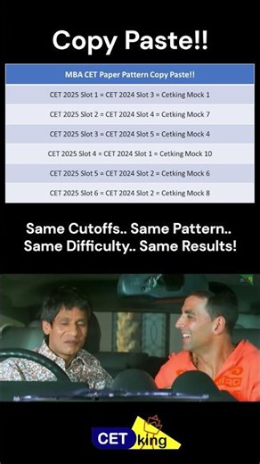 CET 2026 will be COPY PASTE?😱 CET 2025 = CET 2024!